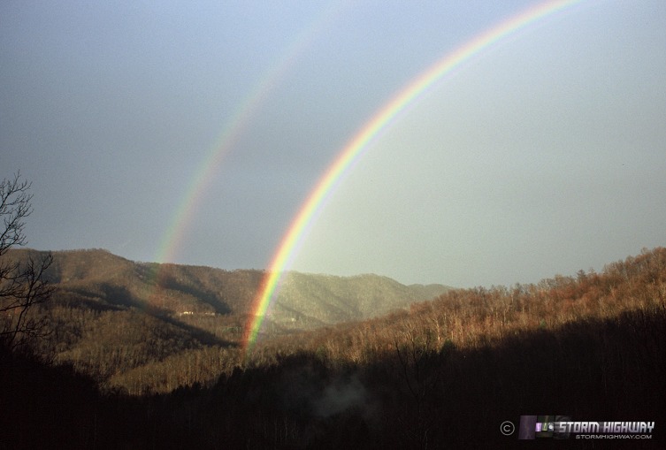 Double rainbow over Mossy, WV gallery